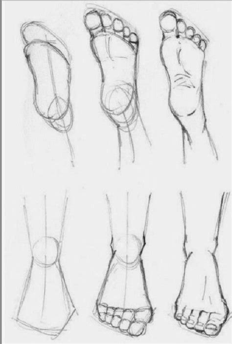 How to draw feet Esbozos Cómo dibujar figuras Arte del bosquejo