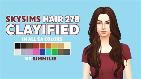 Sims 4 Cc Hair Clayified Copaxbattle