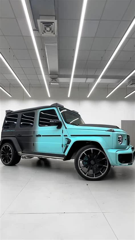 Tiffany Blue Brabus G Wagon