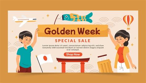 Free Vector Flat Vertical Poster Template For Golden Week Celebration