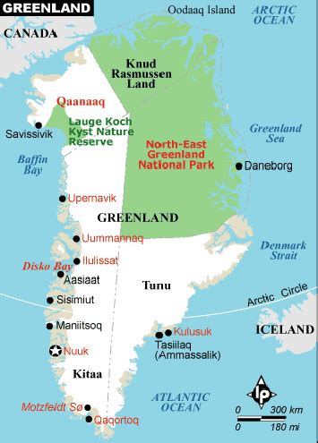 Nuuk Map Greenland