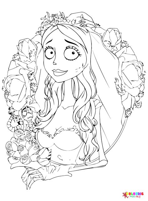 20 Corpse Bride Coloring Pages Free Printable Pdf And Online Coloring