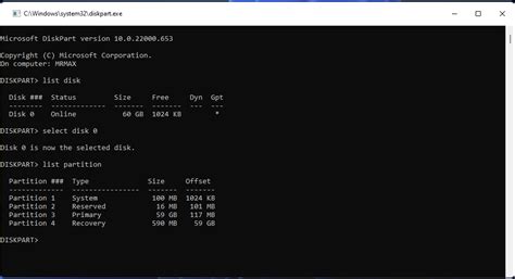 unable to reset your pc required drive partition missing