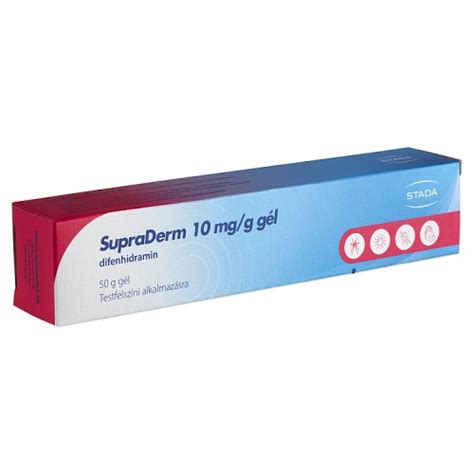 Supraderm 10 Mgg Gél 50g