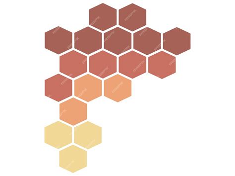 Premium Vector Bee Honeycomb Cells Illustration