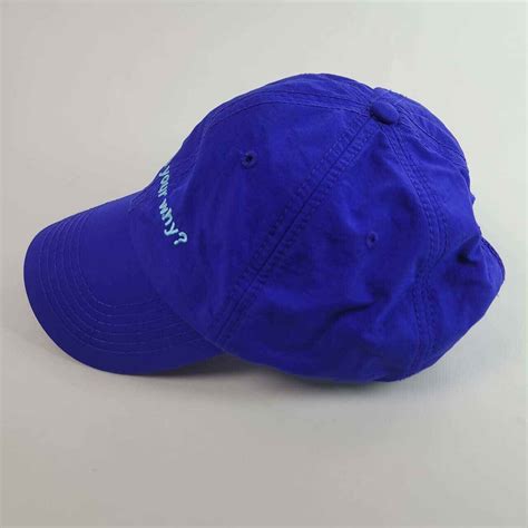 Cap Statement Hat Whats Your Why Blue Adjus Gem