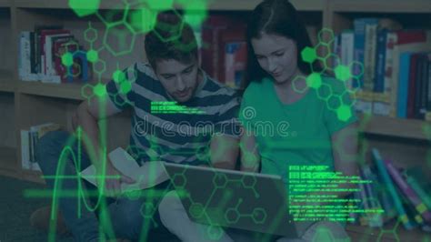 Animation Of Chemical Formula And Data Processing Over Diverse Students