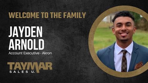 Matthew Menard On Linkedin Welcome To The Team Jayden Arnold Looking