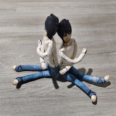 Death Note L·lawliet Figure Doll Abstraction Twistable Plush Iron Wire