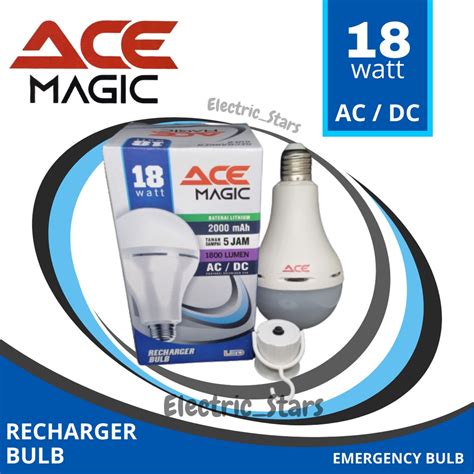 Jual Lampu Led Ace Emergency Magic Ac Dc Watt Shopee Indonesia
