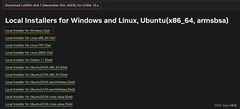安装cuda cudnn以及在新建环境中安装torch cuda11 80 cudnn8 9 7 csdn博客