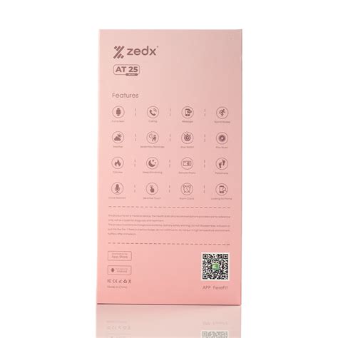 Zedx Smart Watch At 25 Mini Black 41mm Zedx