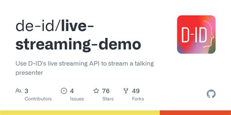 Live Streaming Demo Index Html At Main De Id Live Streaming Demo GitHub