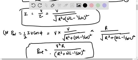Solvedan L R C Series Circuit Is Connected To An Ac Source Of Constant