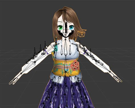 Mmd Models Face Turns Black When Imported R Blenderhelp