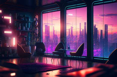 Cyberpunk Megapolis Stock Illustrations 535 Cyberpunk Megapolis Stock