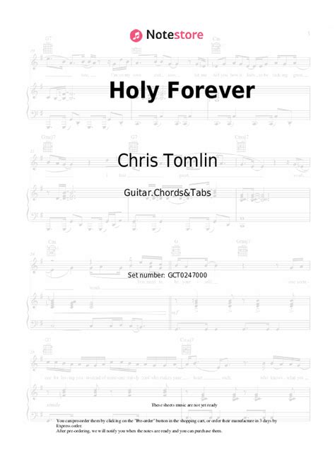Holy Forever Chris Tomlin Chords And Guitar Tabs At Note