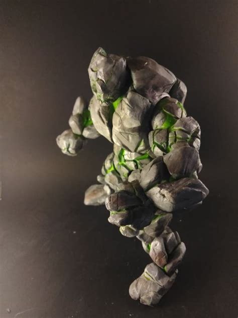 Rock Golem Original Custom Action Figure