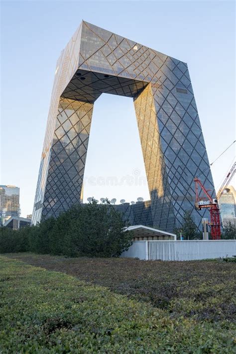 Cctv Headquarters Building In Beijing China Editorial Stock Image