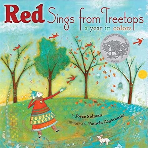 Pre Owned Red Sings From Treetops A Caldecott Honor Award Winner Hardcover Joyce Sidman