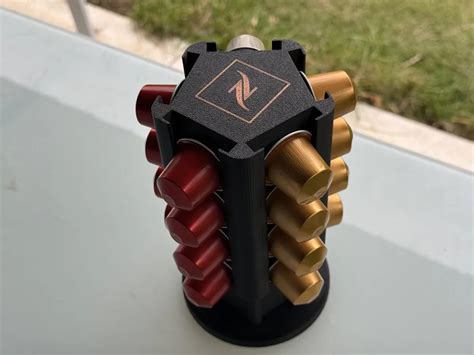 Mini Rotating Nespresso Capsule Holder Free 3d Print Model Makerworld
