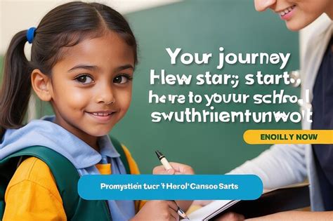 premium photo your journey starts here enroll now