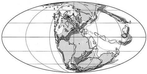 Paleogeographic Map Early Triassic Lnduan 242 Ma When Citing This
