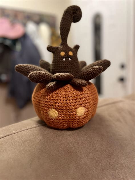 My Second Crochet Project The Pokémon Pumpkaboo R Amigurumi