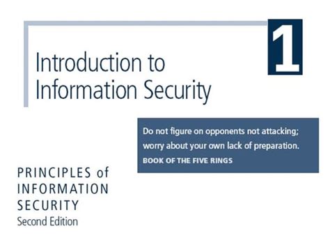 Information Assurance And Security Chapter 1 Lesson 1 Ppt Information And Network