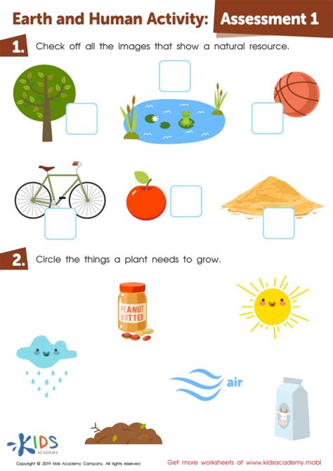 Kindergarten Science Worksheets Free