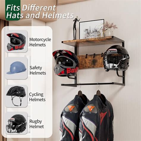 Quad Lock Motorcycle Mount Atskim Motorcycle Helmet Holder Wall Mount