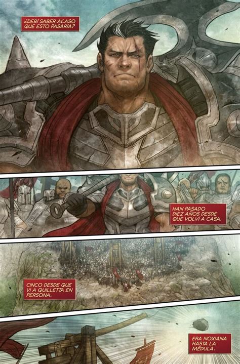 A Page From The Comic Book Thor