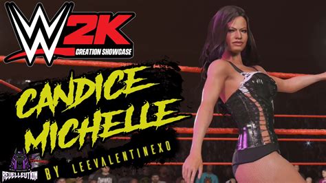 Wwe 2k Creation Showcase Candice Michelle Wwe2k23 Wwe Revelleution