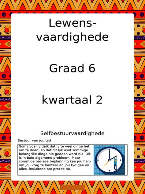 Lewensvaardighede Graad 6 Kwartaal 2 Pdf