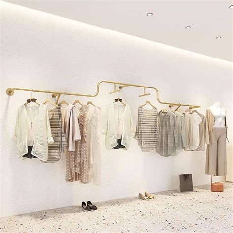 Simple Metal Garment Rack Industrial Pipe Hang India Ubuy