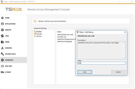Securing A Terminal Service Plus Server Tsplus Remote Access