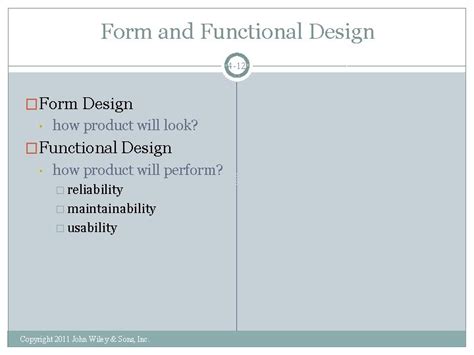 Chapter Product Design Lecture Outline Design Process