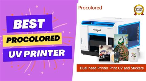 Procolored Flatbed Uv Dtf Printer Youtube