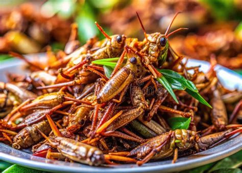 Deepfried Grasshoppers A Delicious And Sustainable Snack A Unique And