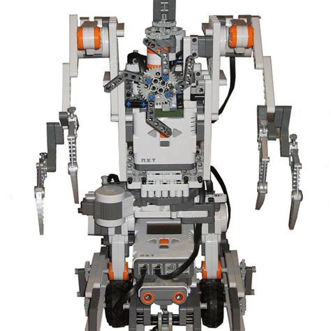 Lego Nxt Brick And Some Of Its Sensors And Servomotors Download Scientific Diagram
