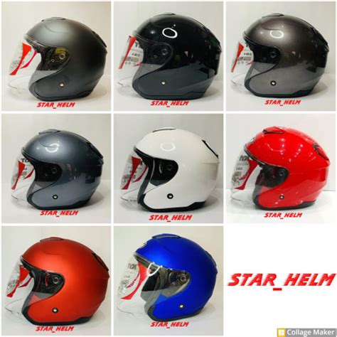 Jual Helm Kyt Kyoto Polos Original 100 Abu Abu Tua L Kab