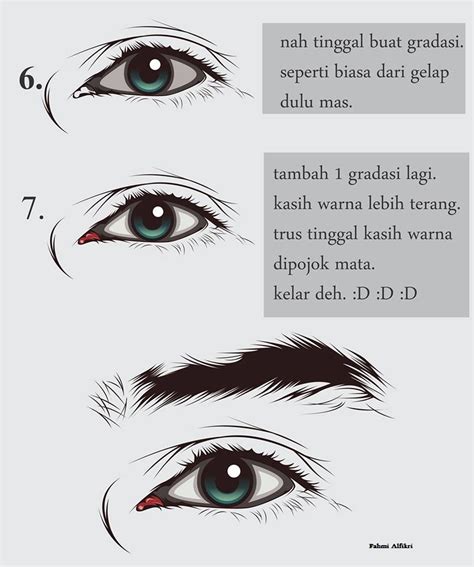 Cara Membuat Mata Yang Indah Pada Foto Vector