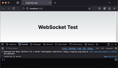 If You See These Messages Congratulations Youve Successfully Set Up WebSockets With Your Next