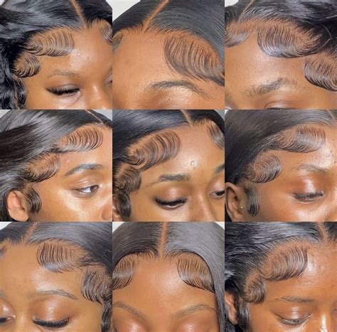 Edges For Wigs Different Edge Styles Dramatic Edges On Wig Hair Edges