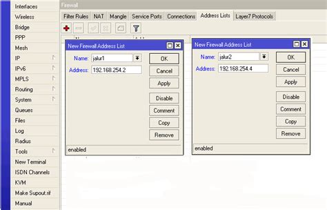 Mikrotik Load Balancing 2 Isp Dengan Lan Ip Address List Unas Support
