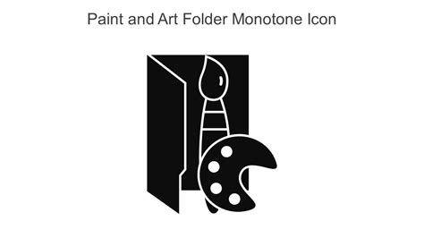 Paint And Art Folder Monotone Icon In Powerpoint Pptx Png And Editable Eps Format PPT Presentation