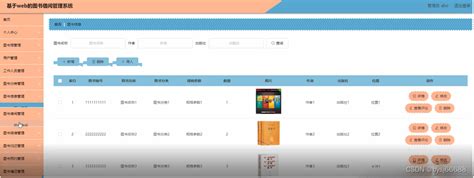Javaphpnodejspython基于web的图书借阅管理系统【2024年毕设】 Csdn博客