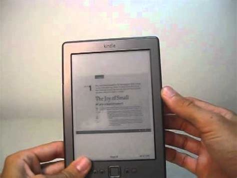 Viewing PDFs With The Kindle 4 Reading PDF EBooks YouTube