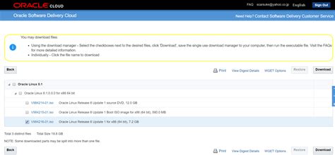 VirtualBoxのVMにOracle Linux をインストールしてSSHで接続する手順