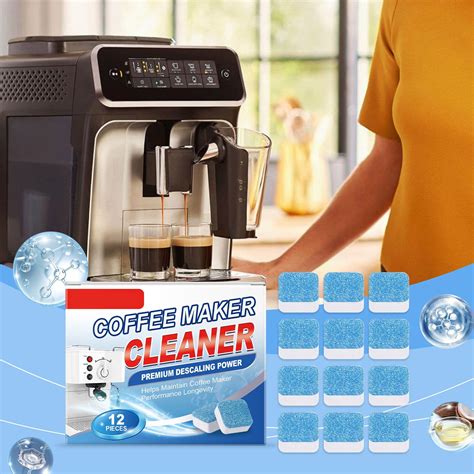 Mtvxesu Coffee Maker Cleaner Decontamination And Descaling Effervescent Tablets Solid Cleaning